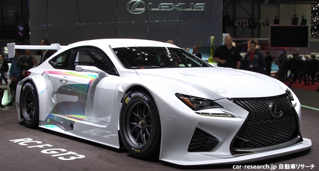 レクサスRC F GT3コンセプト画像、FIA-GT3規格対応車両を2015年から供給予定 | 自動車リサーチ